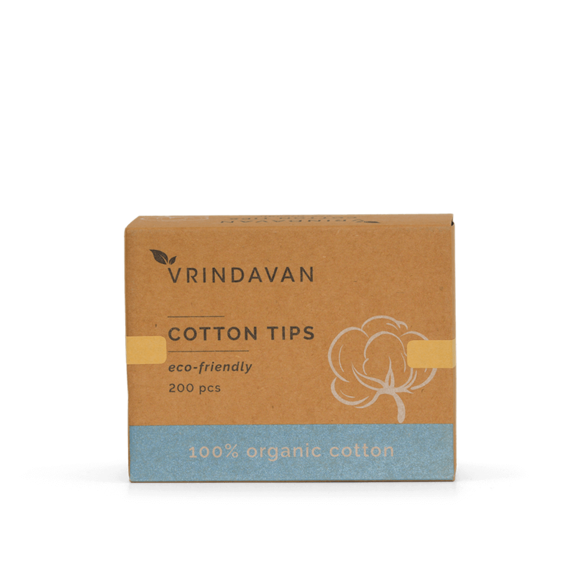 Organic Cotton Tips (200 Pack) – GOTS Certified & Hypoallergenic ...