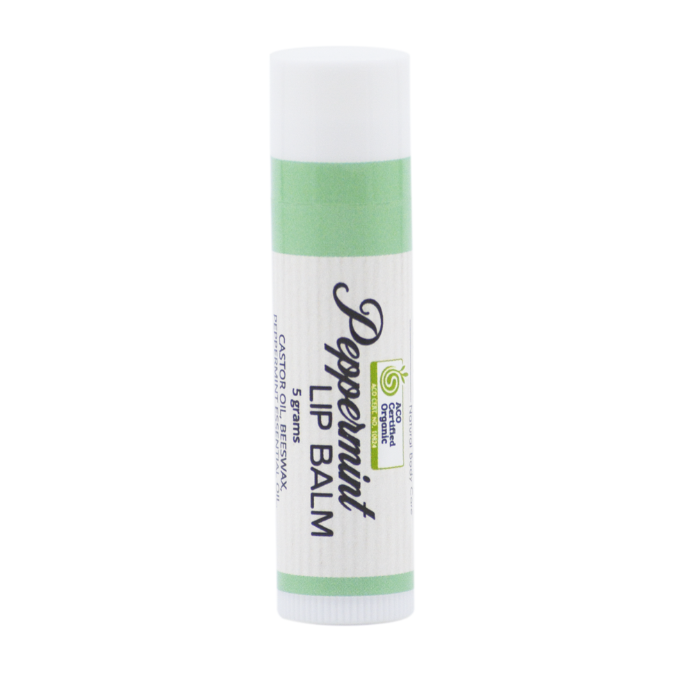 Certified Organic Peppermint Lip Balm – Vrindavan Body Care